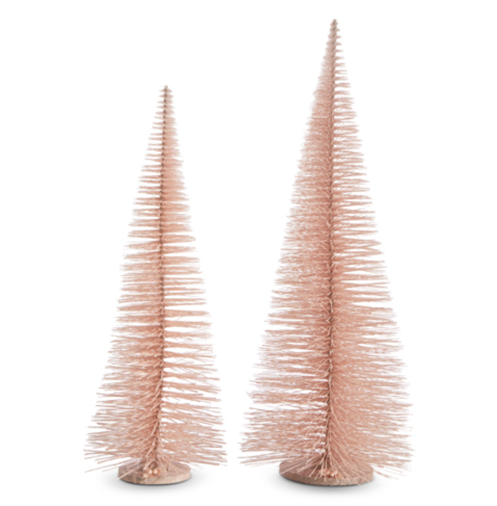 39" PINK BOTTLE BRUSH TREES – TA Lorton