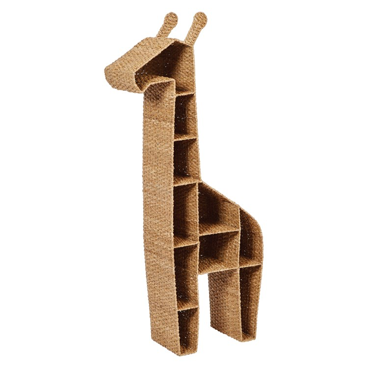 Hand-Woven Bankuan & Metal Giraffe Shelf – TA Lorton